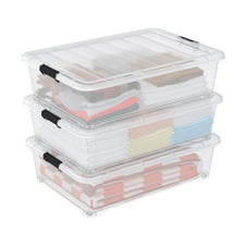 Shallow Underbed Storage Containers