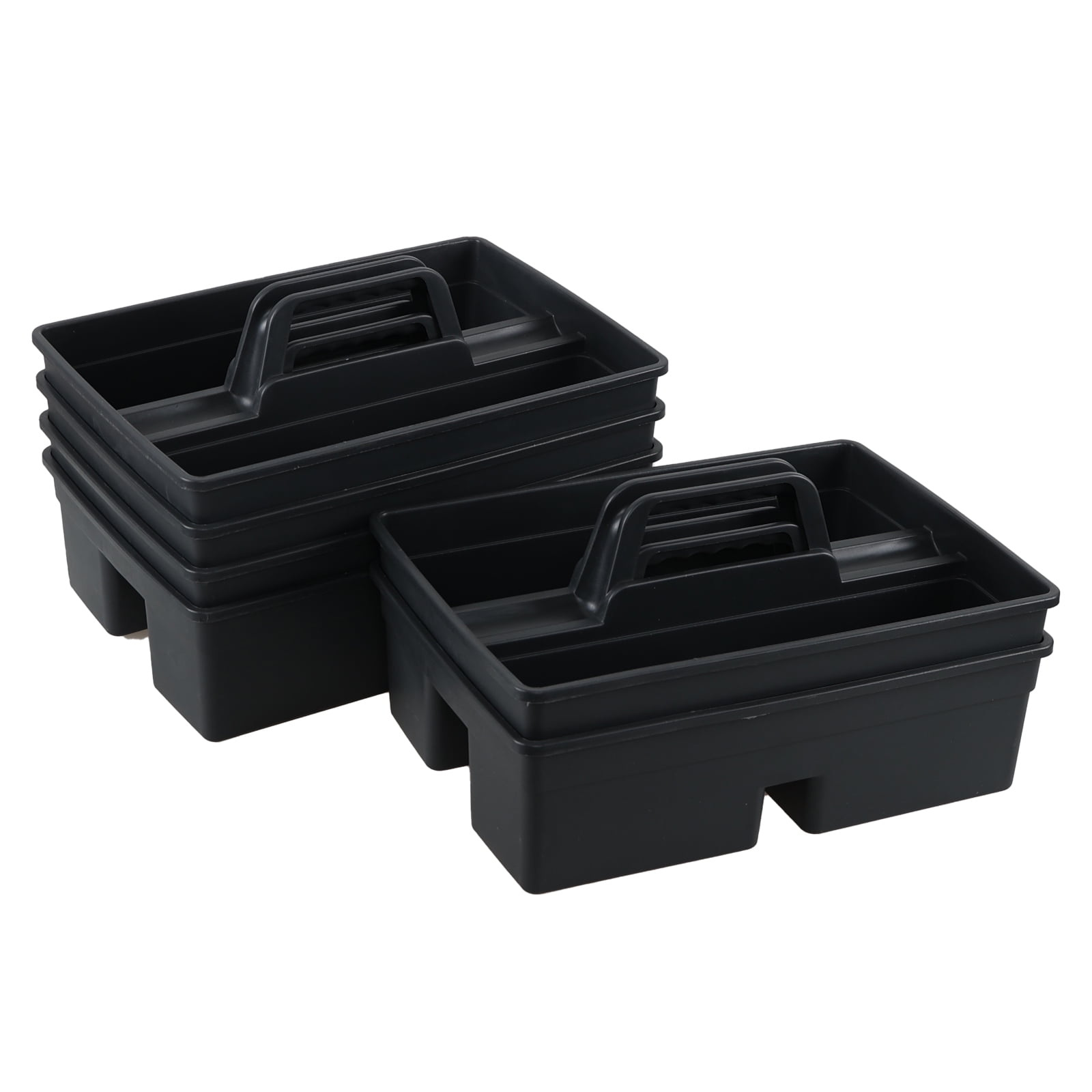 DynkoNA 6-Pack Cleaning Tool Carry Caddy with Handle, Plastic Caddy ...