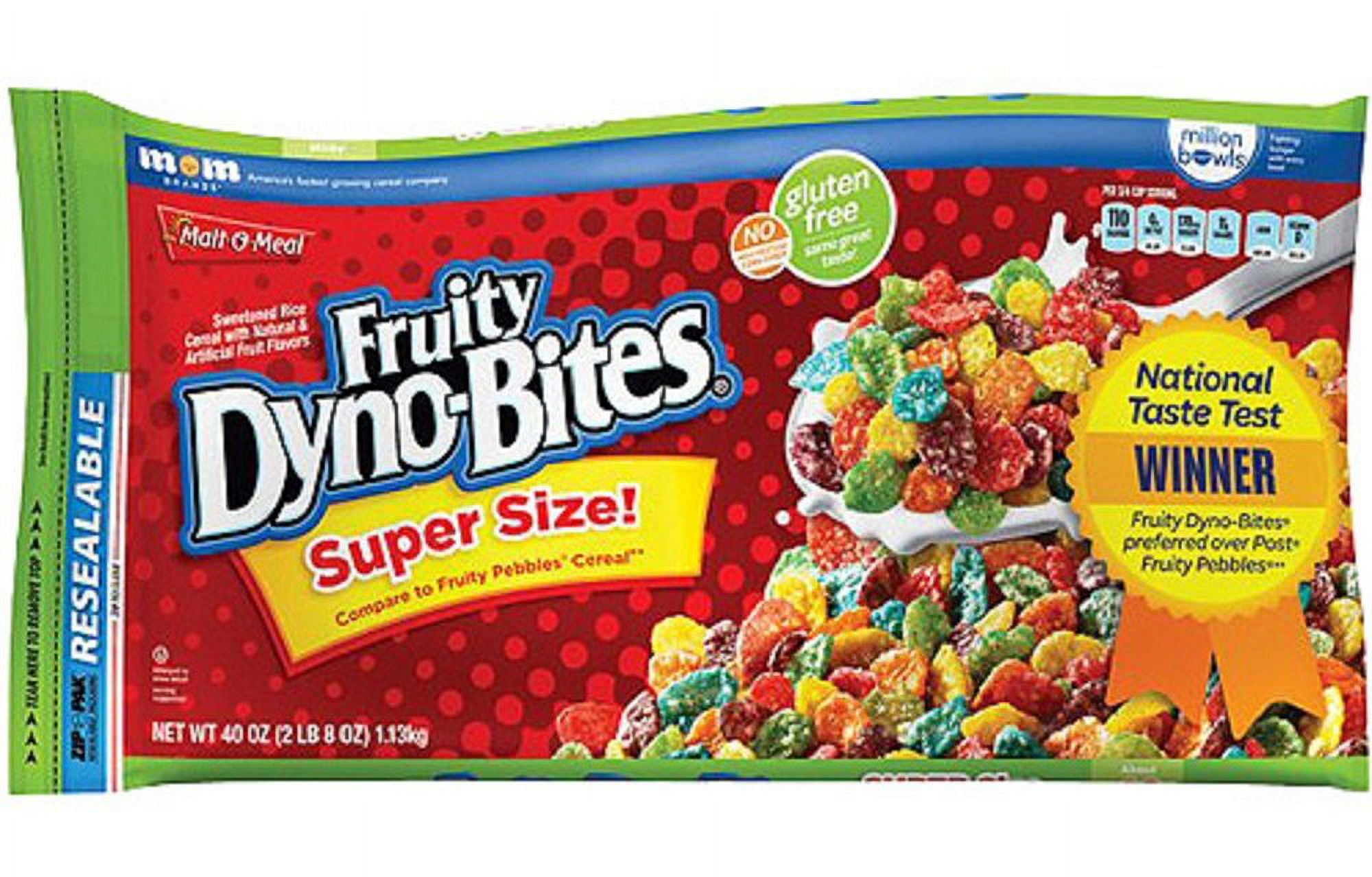 Dyno-Bites Fruity Cereal 40oz Bag (Pack of 4) - Walmart.com