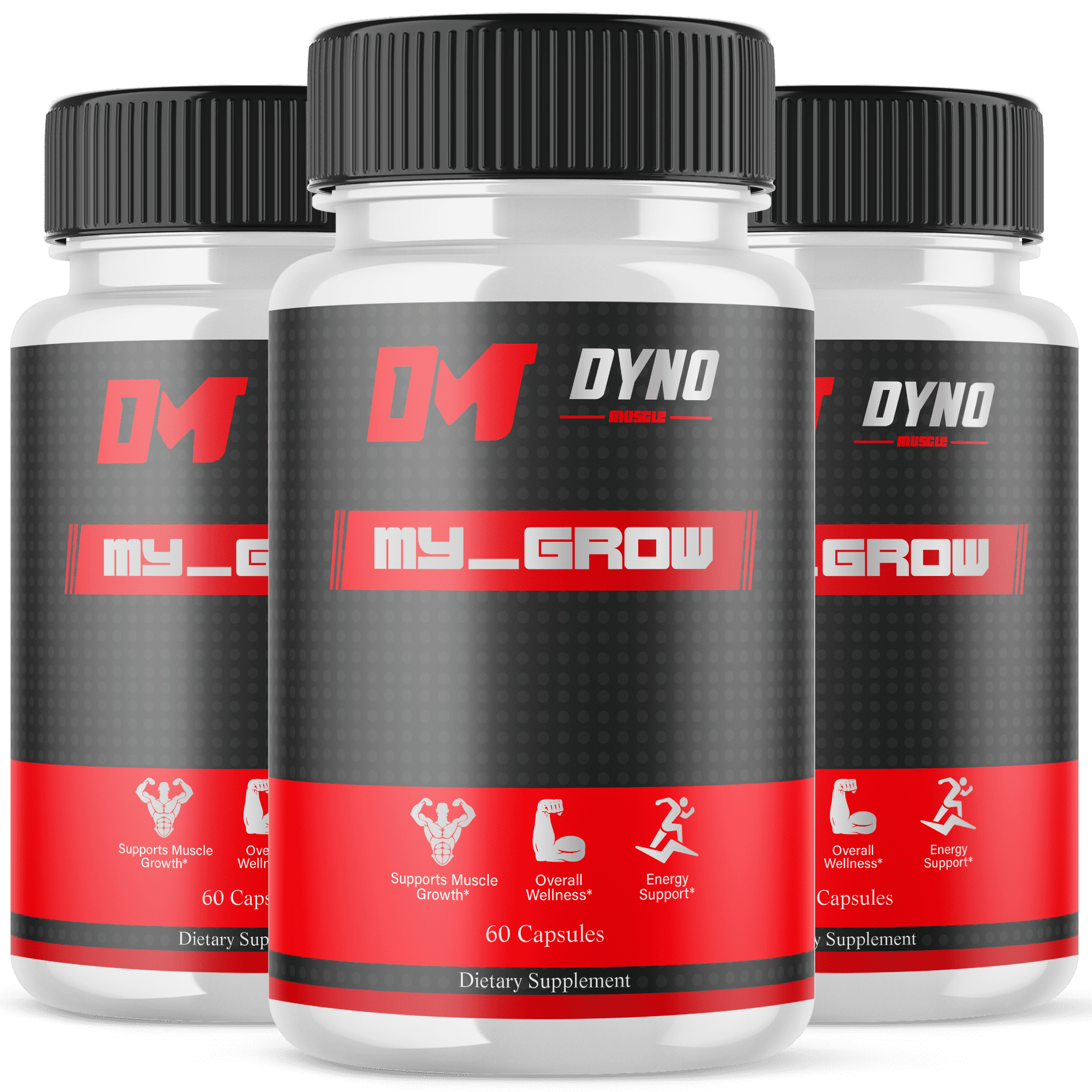 Dyno My Grow Advanced Formula Pills All Natural Vitamin Supplement 180 ...