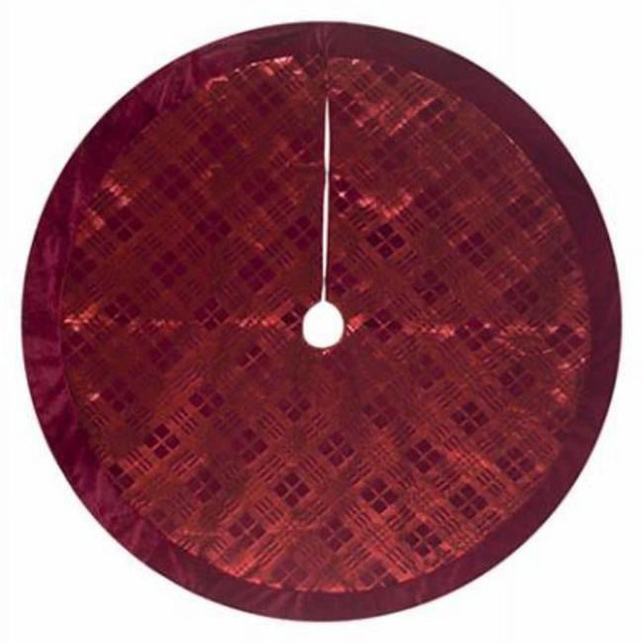 Dyno Seasonal Solutions 274673 48 in. Diag Tree Skirt, Red - Walmart.com
