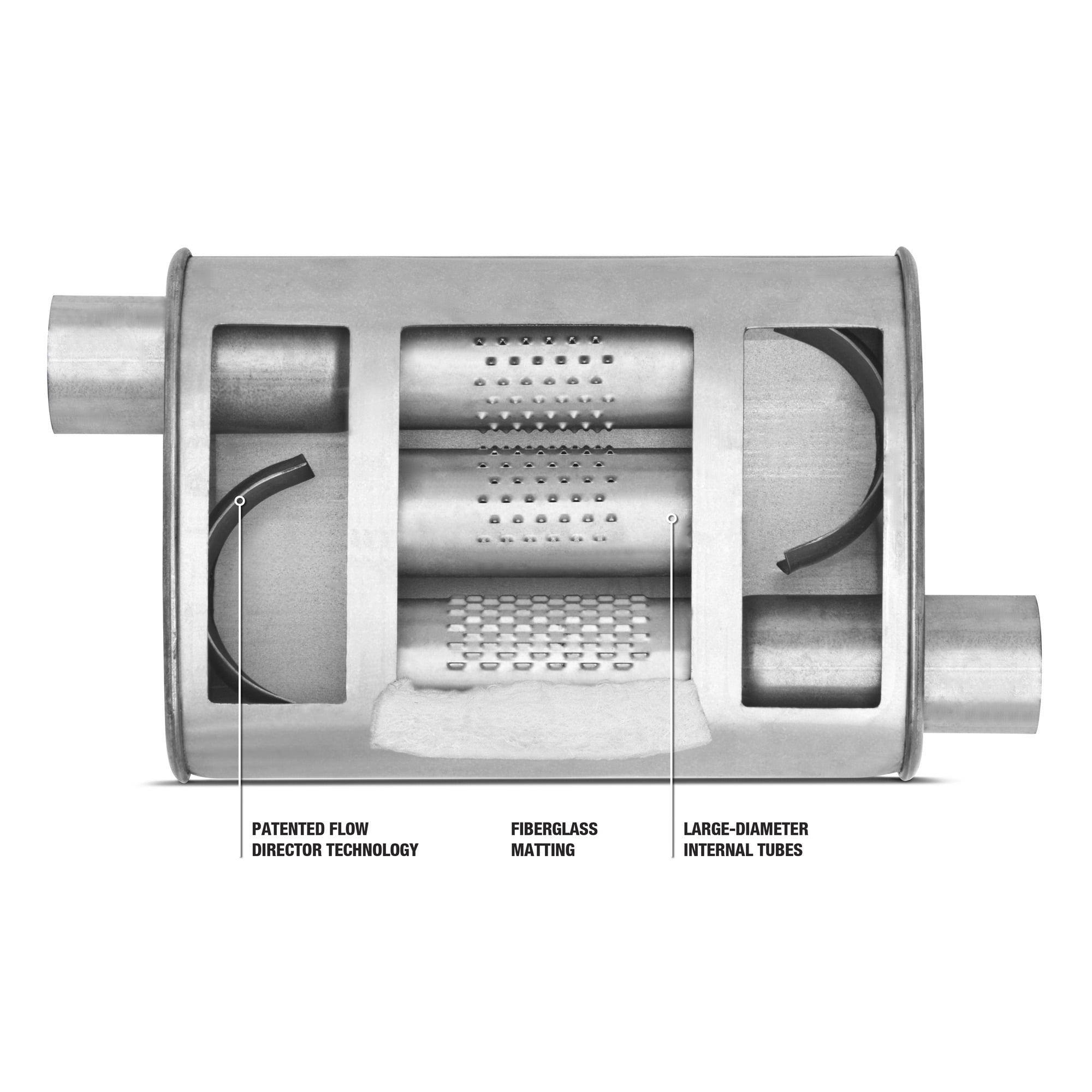 Dynomax 53879 Exhaust Muffler Assembly Fits select: 2015-2018 JEEP ...