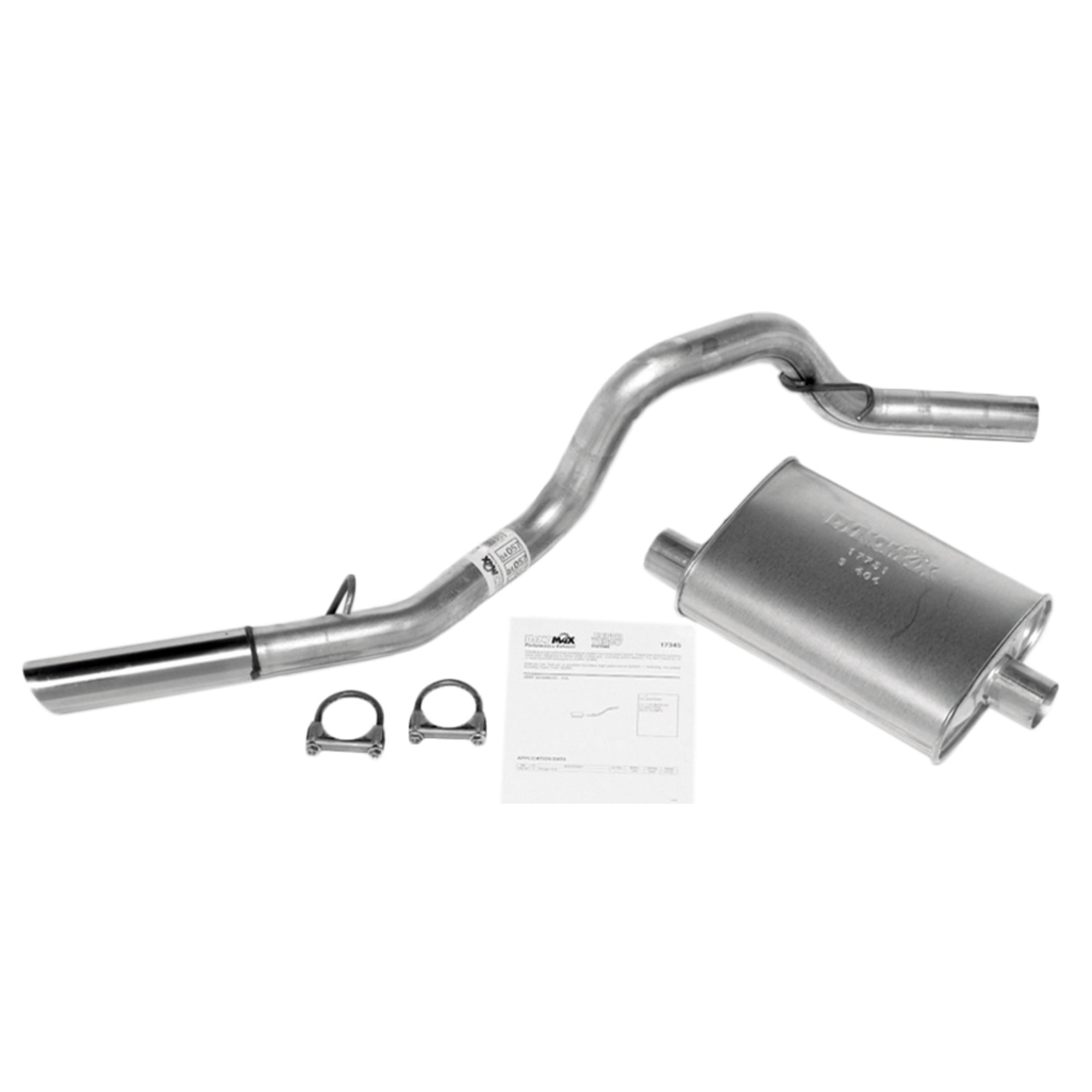 Dynomax Super Turbo 17345 Exhaust System Kit Fits select: 1997-2000 ...
