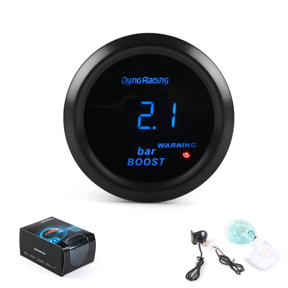 Dynoracing 2" 52mm Car Digital Tachometer Rpm Gauge Turbo Boost Gauge ...
