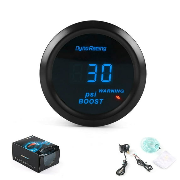 Dynoracing 2" 52mm Car Digital Tachometer Rpm Gauge Turbo Boost Gauge ...