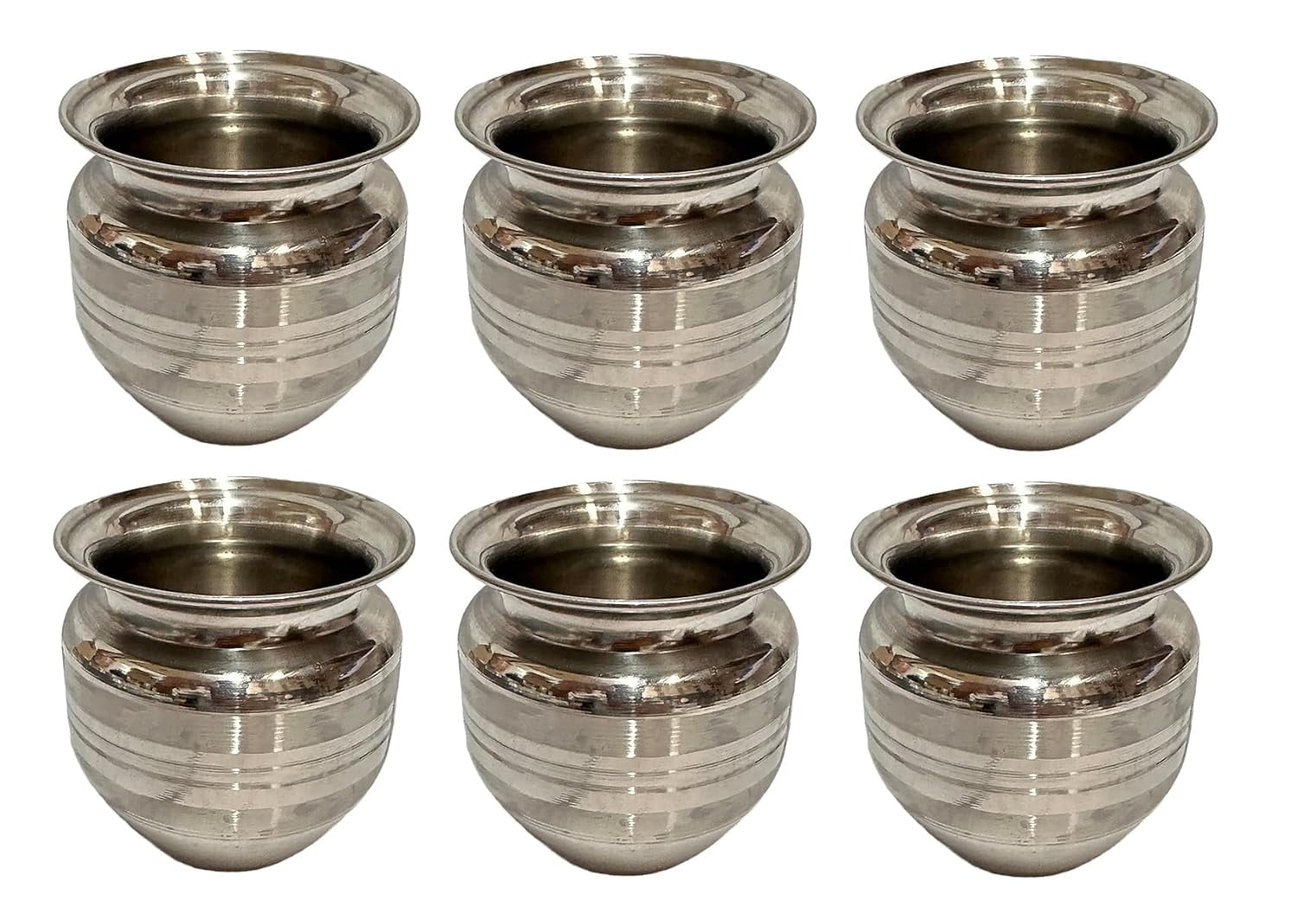 Dynore Stainless Steel Silver LotaKalashPooja KalashSmall Lota for ...