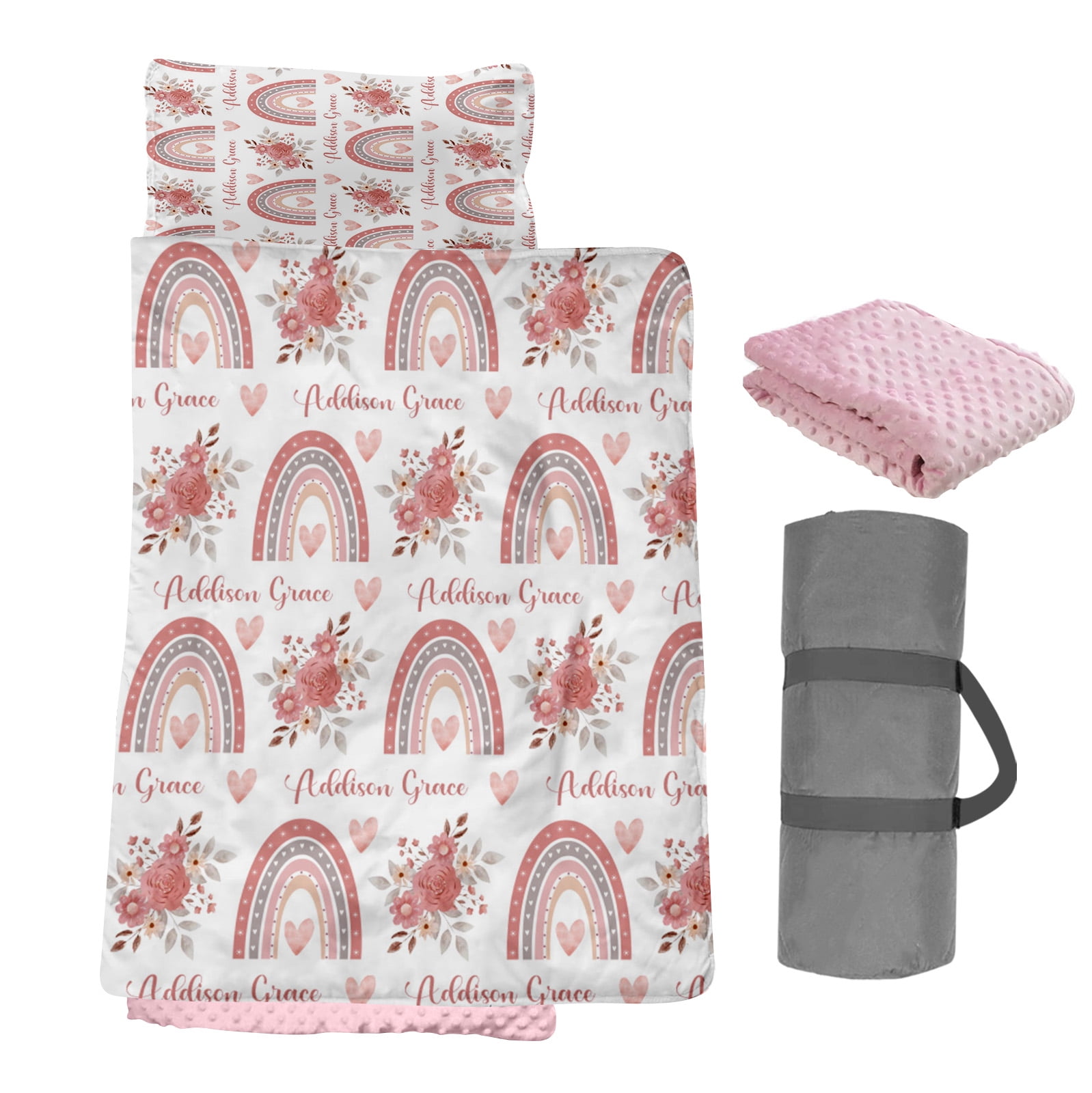 AOLOA Custom Toddler Nap Mat, Personalized Baby Name Sleeping Bag for ...