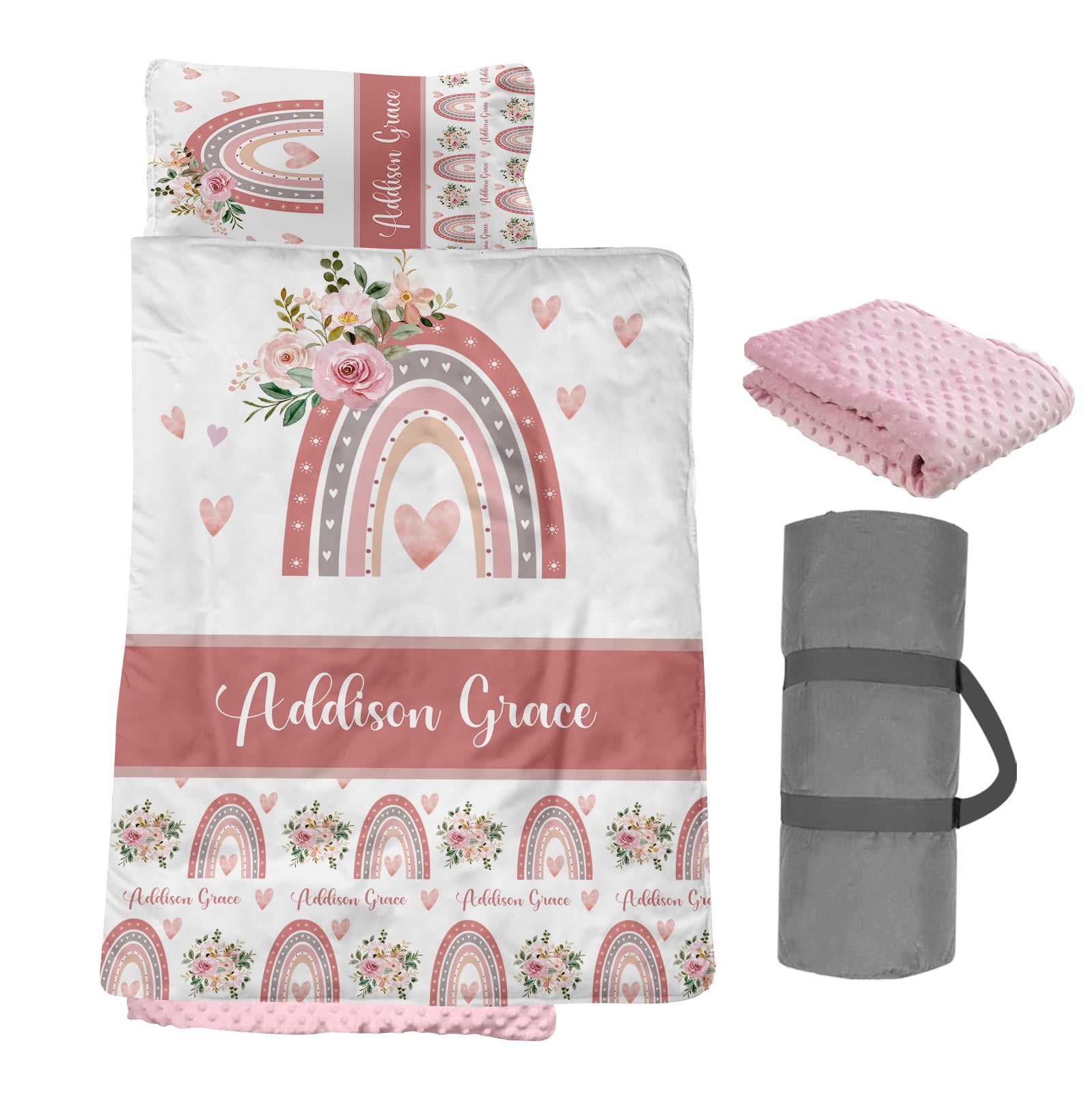 AOLOA Personalized Toddler Nap Mat, Custom Name Kids Sleeping Mat for ...