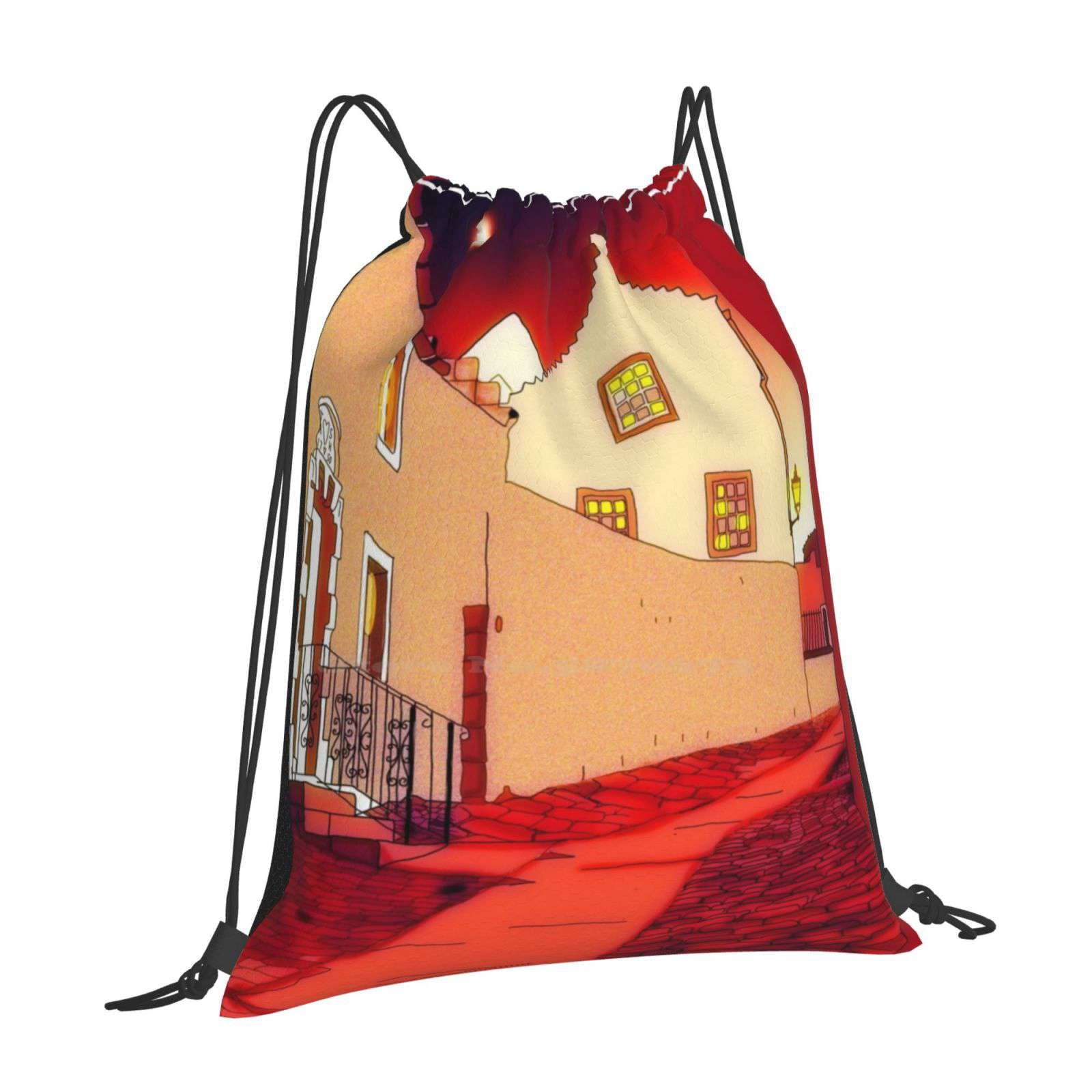 Dysart : Scottish Town Digital Drawing Hot Sale Backpack Fashion Bags ...