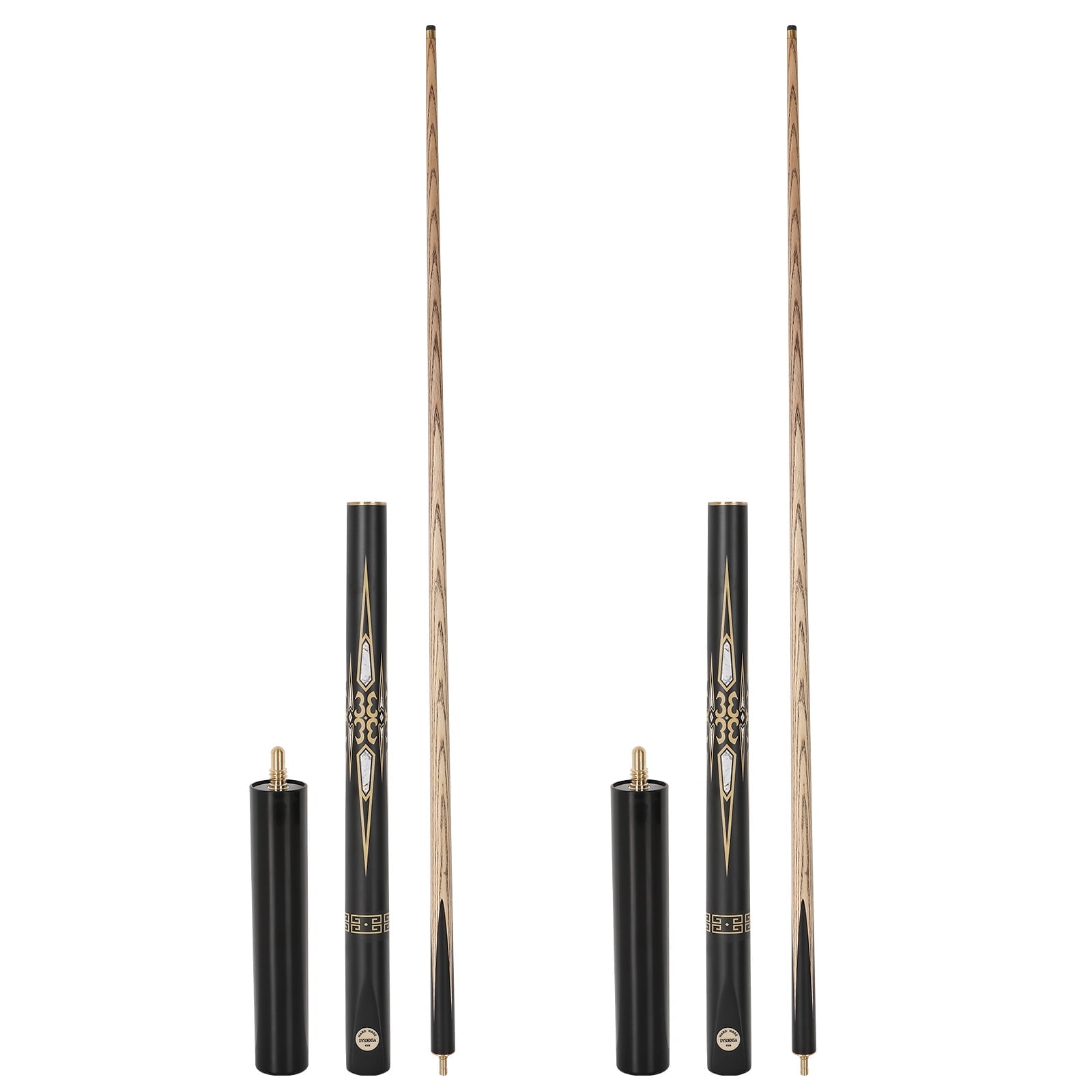 Dysdensa Set of two 57-inch Handmade Snooker Cue Stick with Extension ...