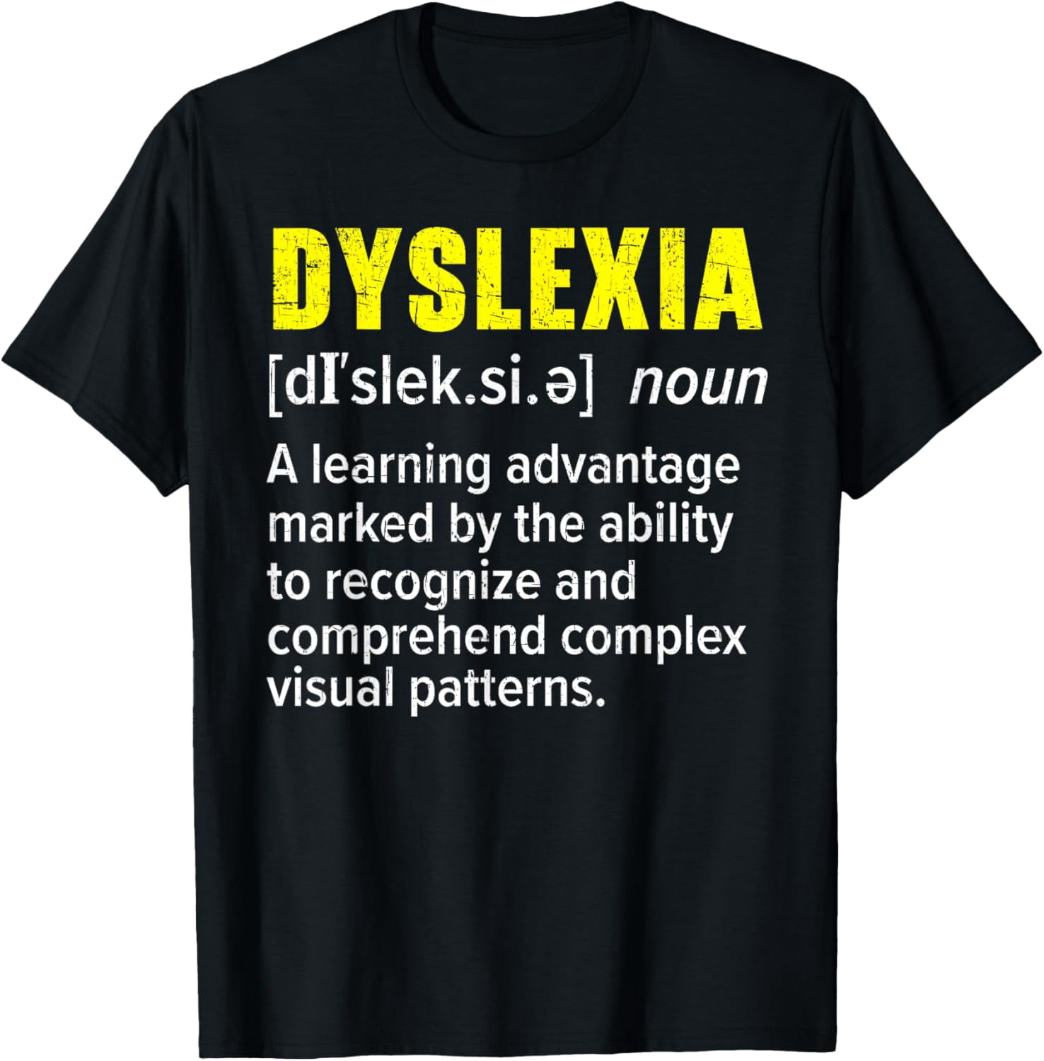 Dyslexia Awareness Reading Disorder Learning Disability T-Shirt ...