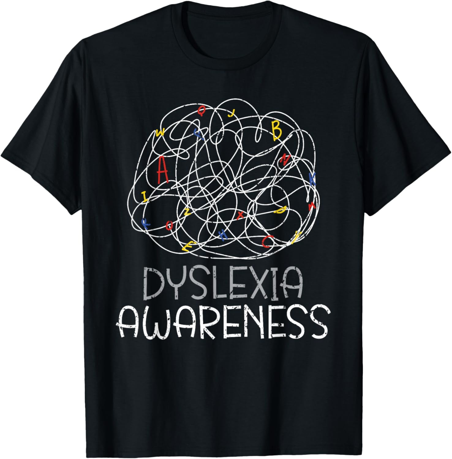 Dyslexia Awareness Reading Disorder Learning Disability T-Shirt ...