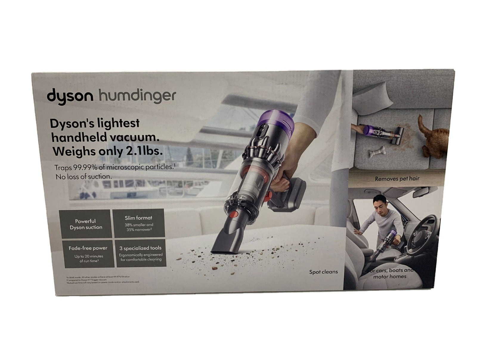 Dyson Humdinger Portable Cordless Handheld Vacuum Cleaner | Silver ...