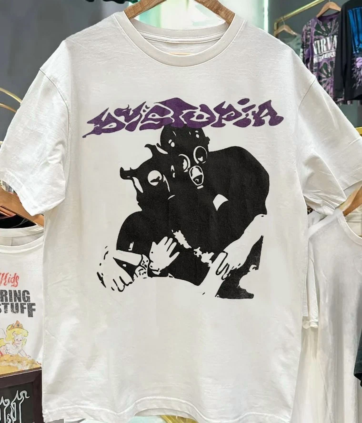 Dystopia Band Tee shirt unisex white shirt gift for fan QT2234 ...