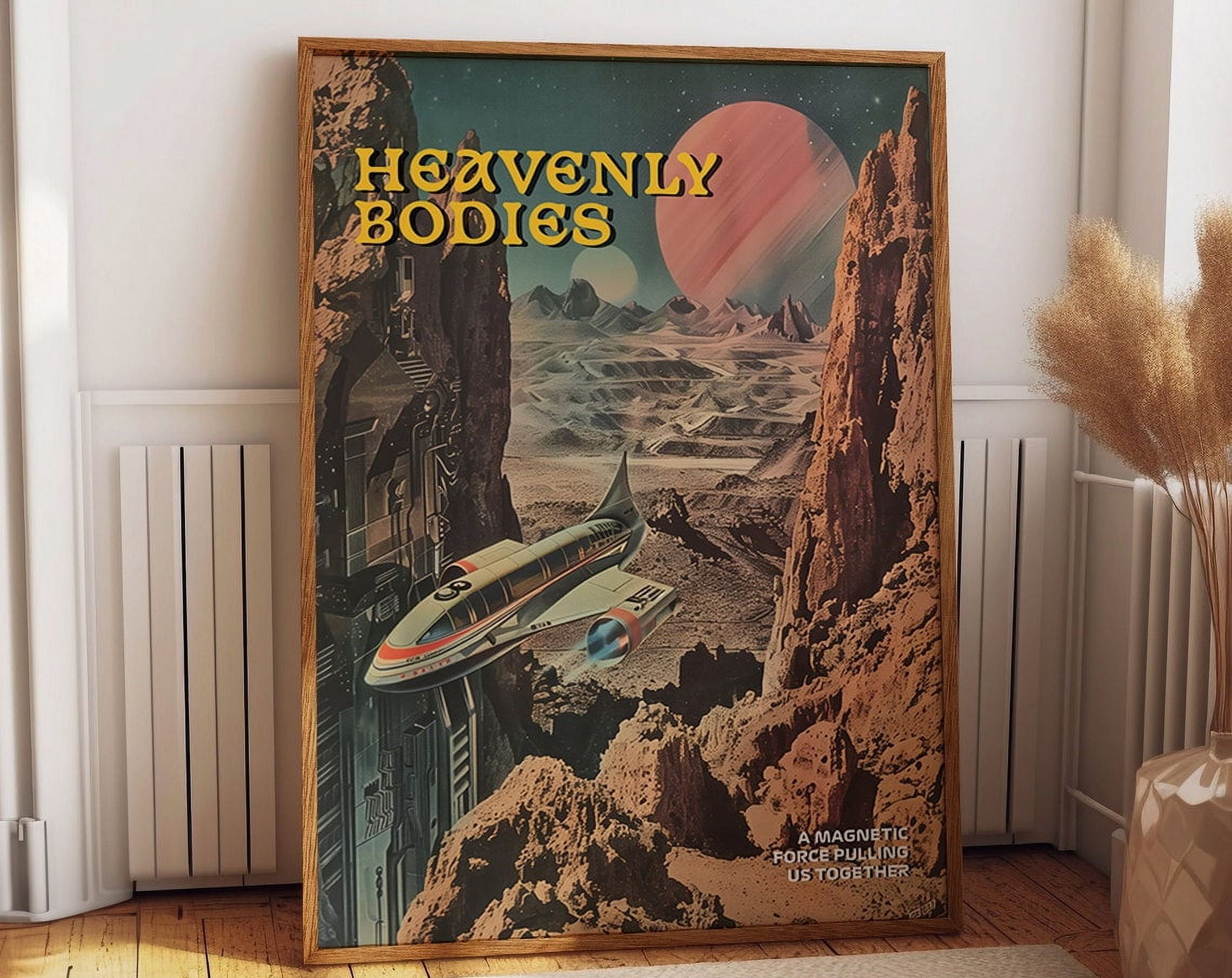 Dystopian Chromolithograph Space Exploration Art Poster - Science ...