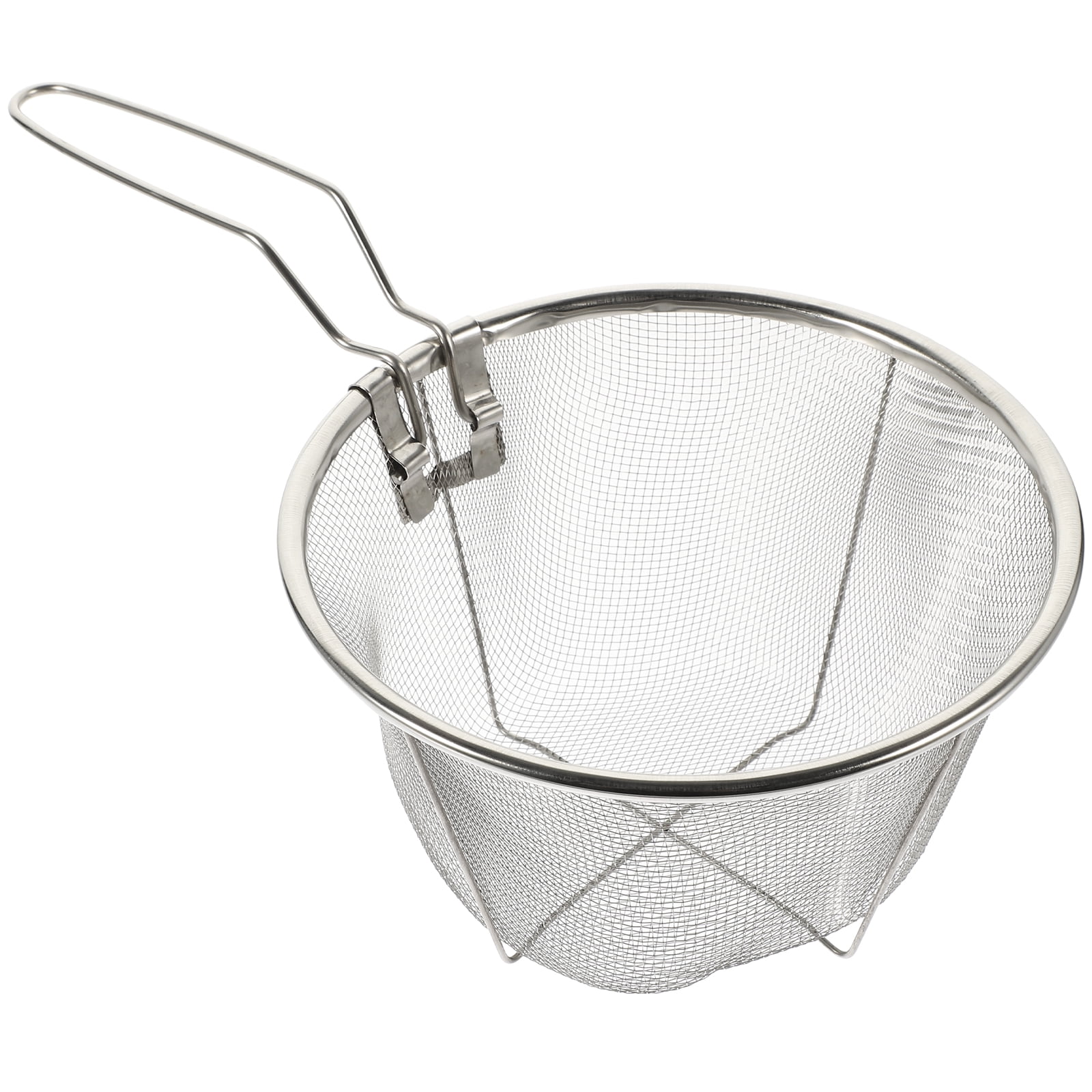 Dytern 1pc stainless steel fry basket with handle, chinese home gadgets ...
