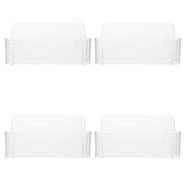 Kantek Clear Acrylic Business Card Holder, Fits 80 Business Cards, 4 ...