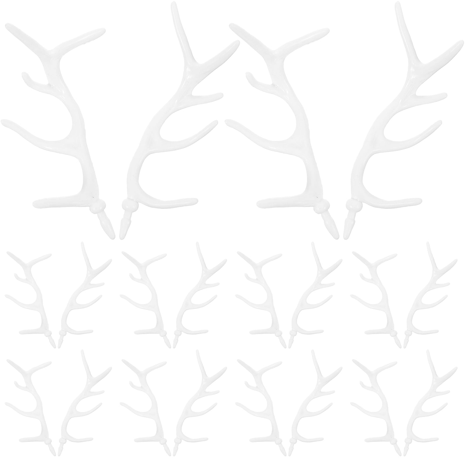Dytern Christmas,10 Pairs of Delicate Branch Craft DIY Handmade Snowman ...