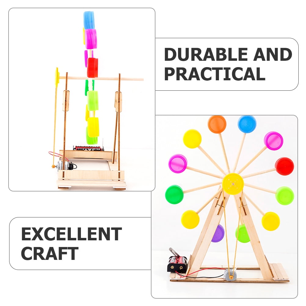 Dytern DIY 1 Set Ferris Wheel Models DIY Children Model Toys Wooden ...