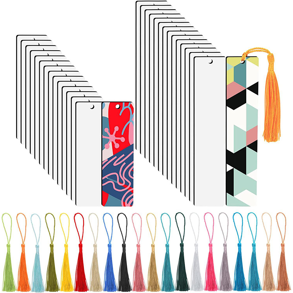 Dytern DIY 1 Set of Blank Bookmarks DIY Page Markers Sublimation ...