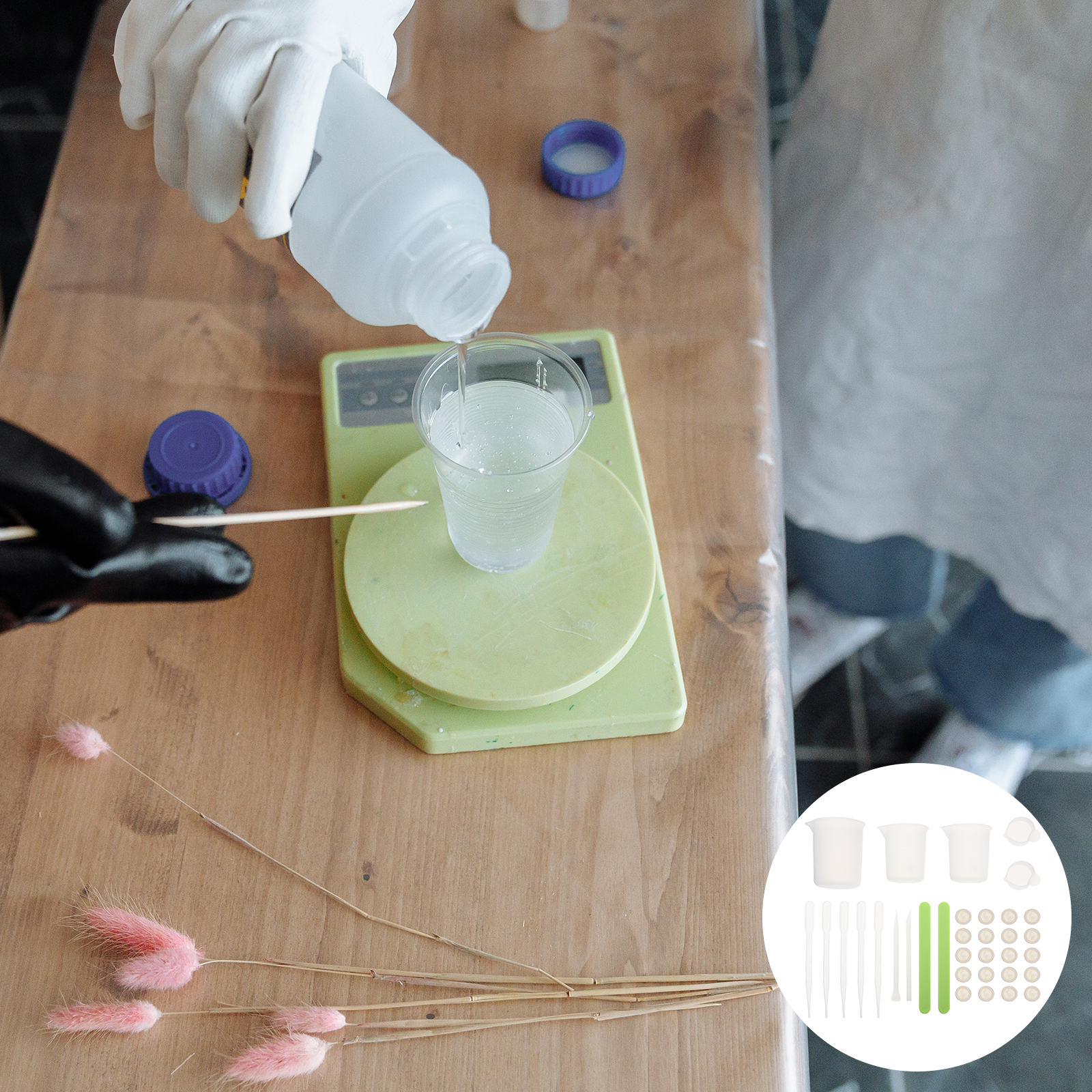 Dytern DIY 1 set of DIY Crystal Epoxy Silicone Cup Dispensing Cup ...
