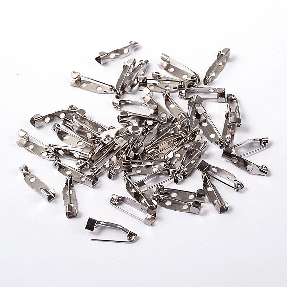 WRISTBIQUE Dress Coat Pins Safety Pin Brooches White Rustproof Iron ...