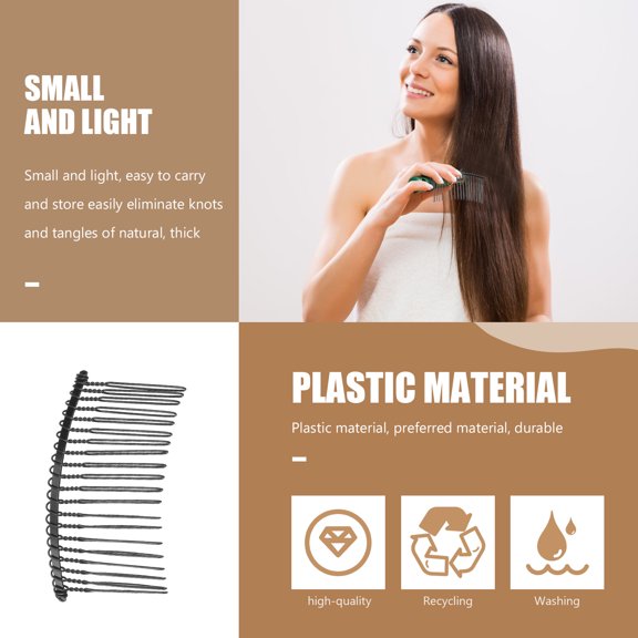 Hair Comb for Braids Stylish Seven-toothed Comb for Effortless Braided ...