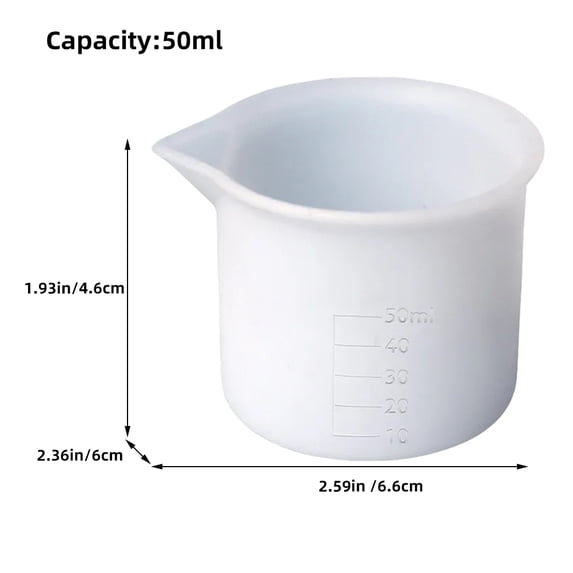Dytern DIY 12pcs Epoxy Mixing Cups Scaled Epoxy Measuring Cup DIY Epoxy ...