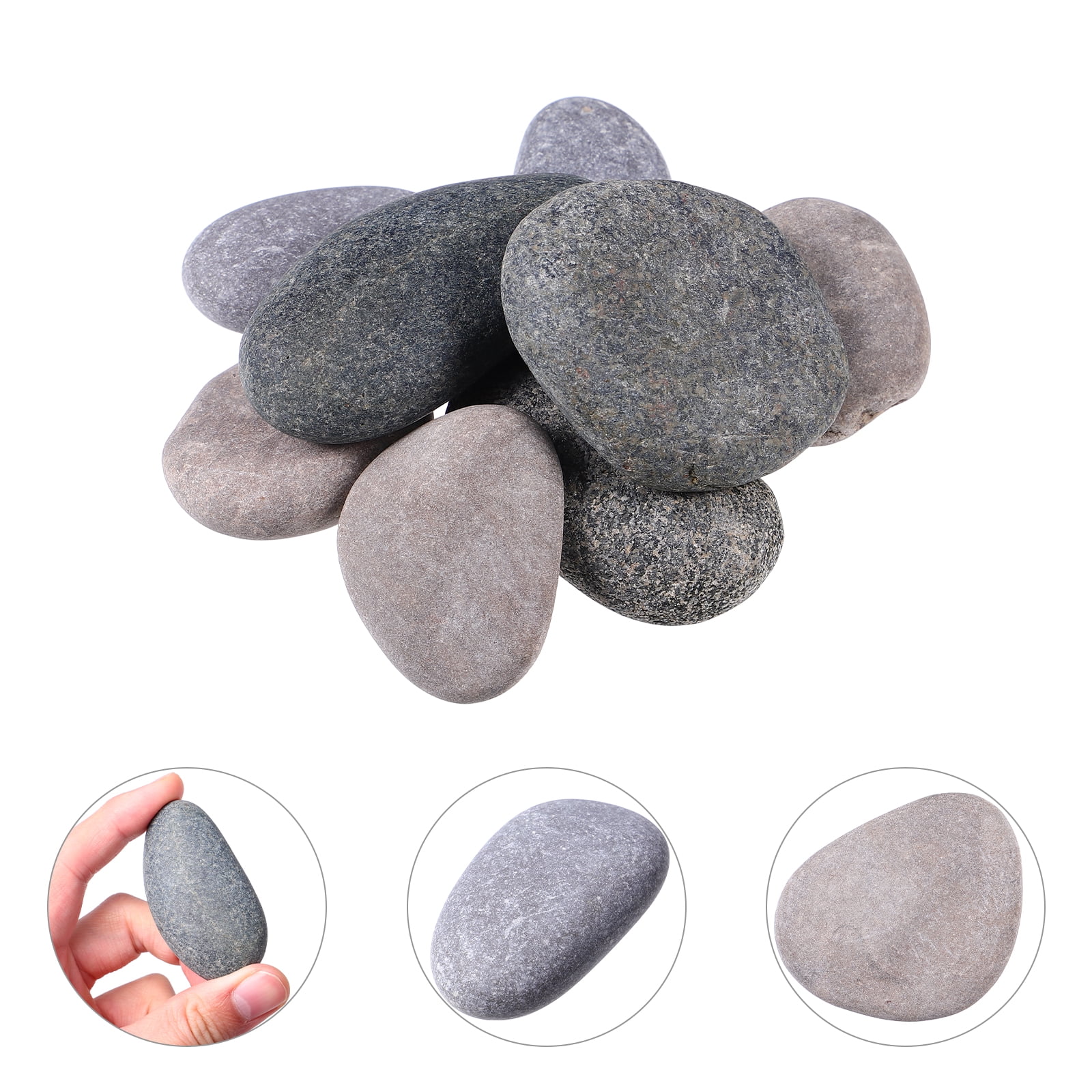 Dytern DIY 16pcs Painting Stones Craft DIY Pebbles DIY Drawing Pebbles ...
