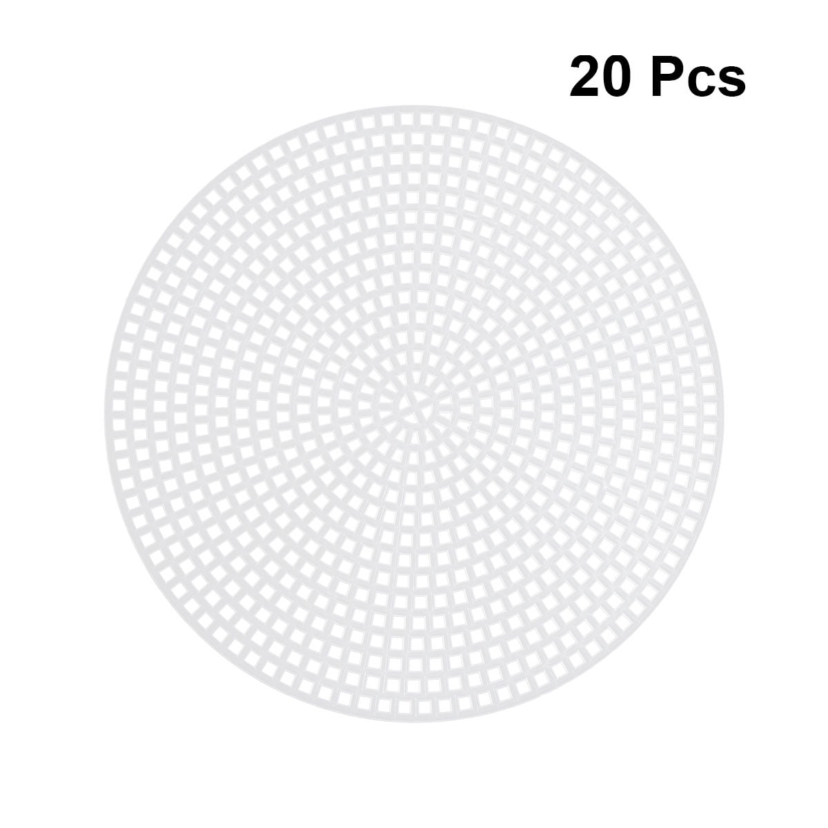 Dytern DIY 20PCS DIY Round Cross Stitch Plastic Grid Plate 3D ...