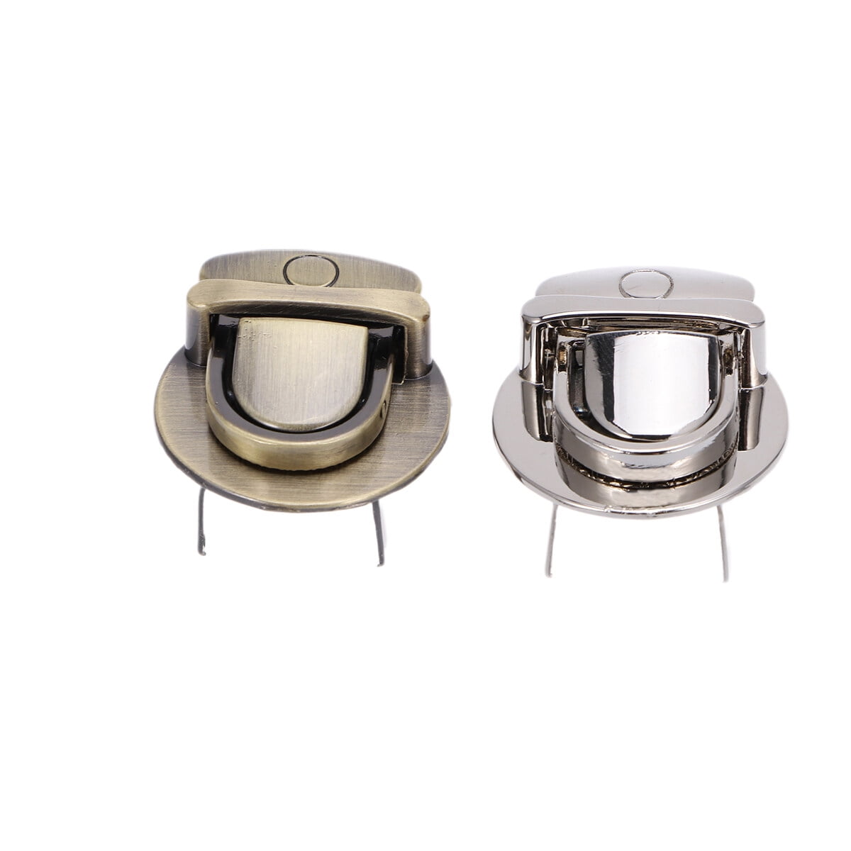 Dytern DIY 20PCS Metal Tuck Lock Push Lock Closure Catch Clasp Buckle ...