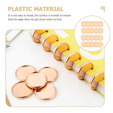 Tineasur binder rings for diy plastic notebooks simple design 6pcs ...