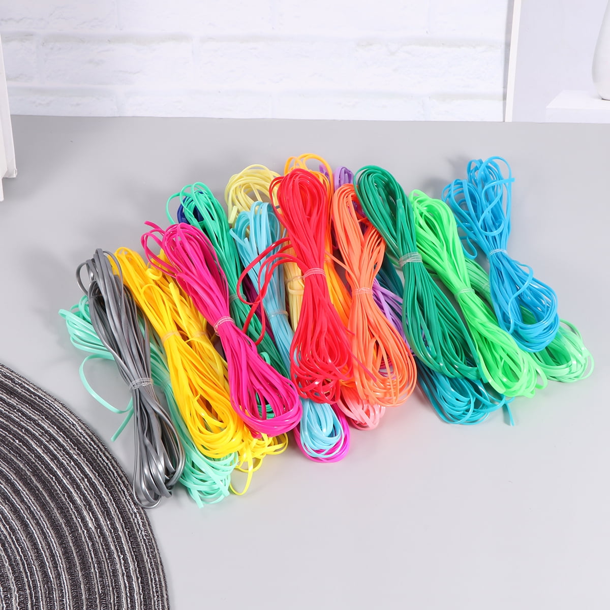 Dytern DIY 20pcs DIY Ropes PVC Colorful String Plastic Multipurpose ...