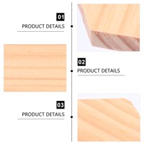 Solid Wood Desktop Board Plank Unfinished Wood Craft Wood Panel Plywood ...