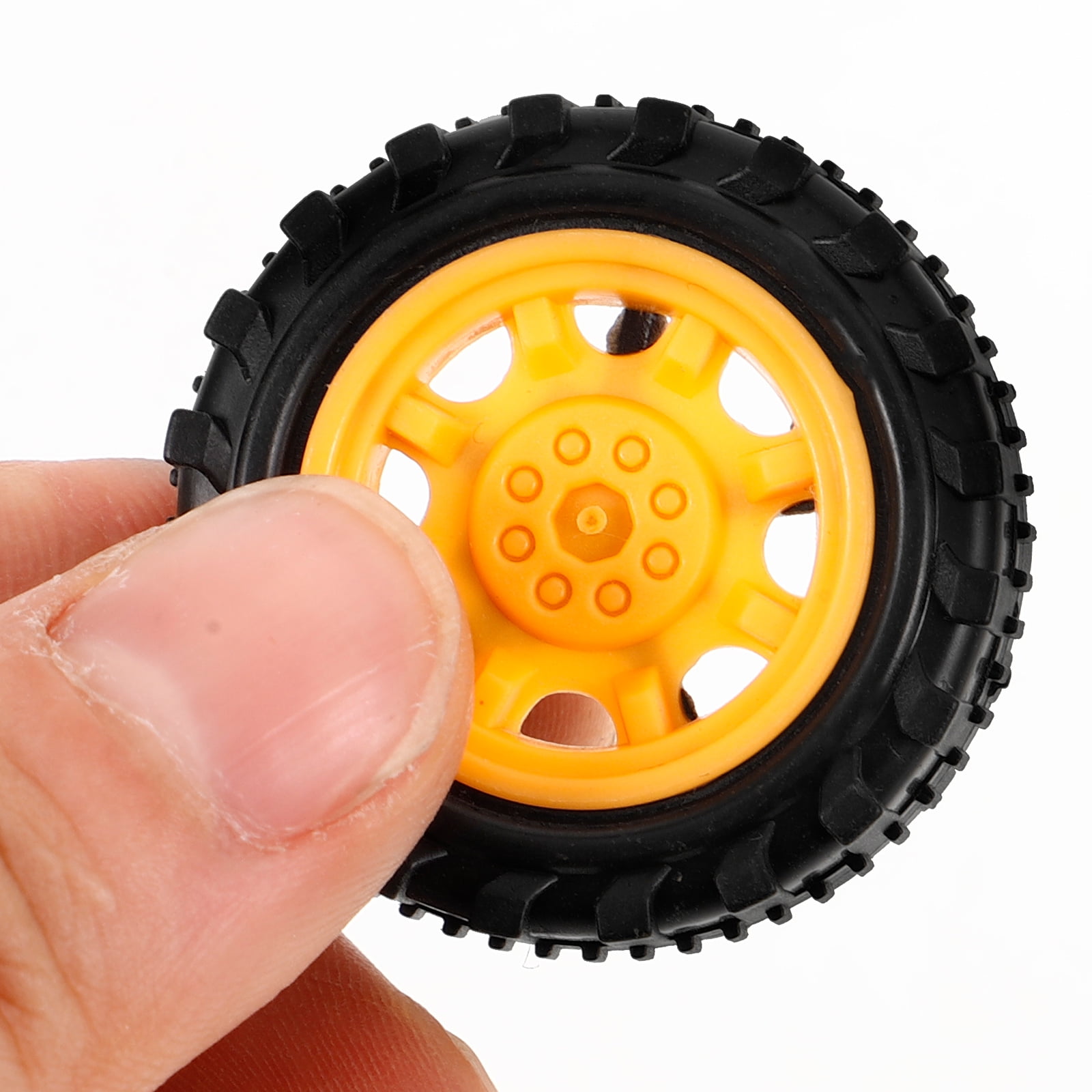 Dytern DIY 32pcs Car Wheels Plastic Wheels Car Model Wheels Toy Car DIY ...