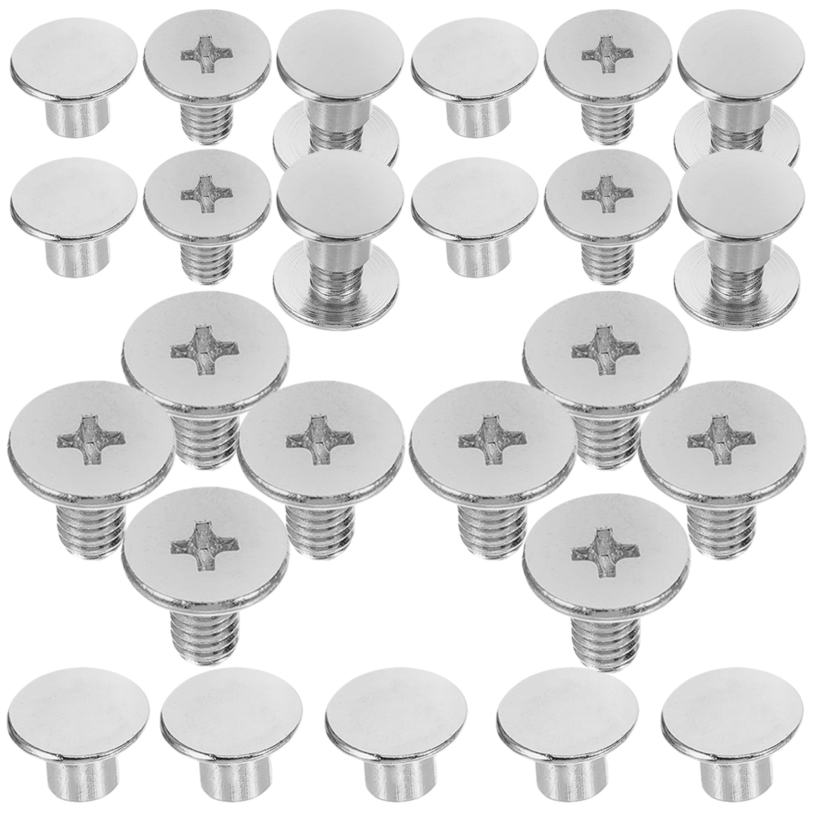 Dytern DIY 50pcs Book Screw Screw Rivets Screw Rivets Binding Metal ...
