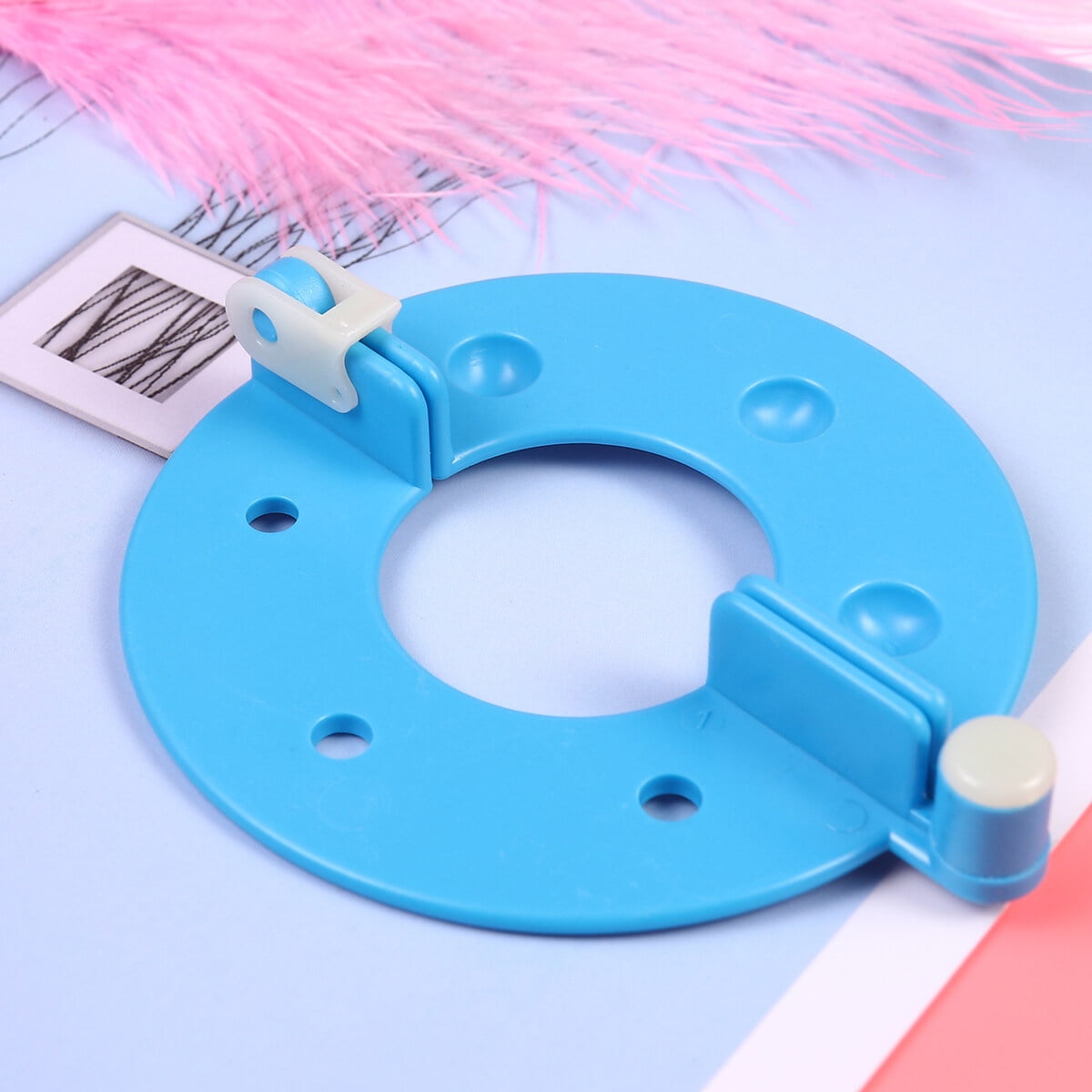 Dytern DIY 8pcs 4 Sizes Essential Pompom Maker Fluff Ball DIY Needle ...