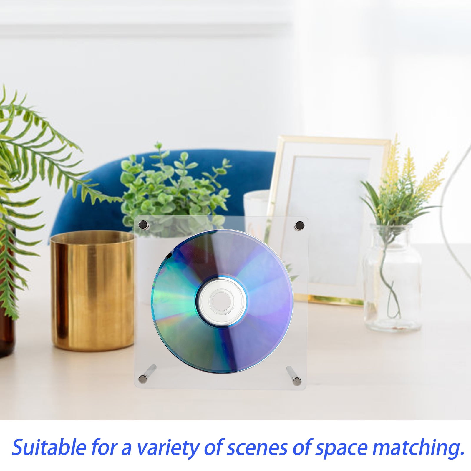 Dytern DIY Acrylic CD Stand Rack Desktop Standing CD Stand Rack Blank ...