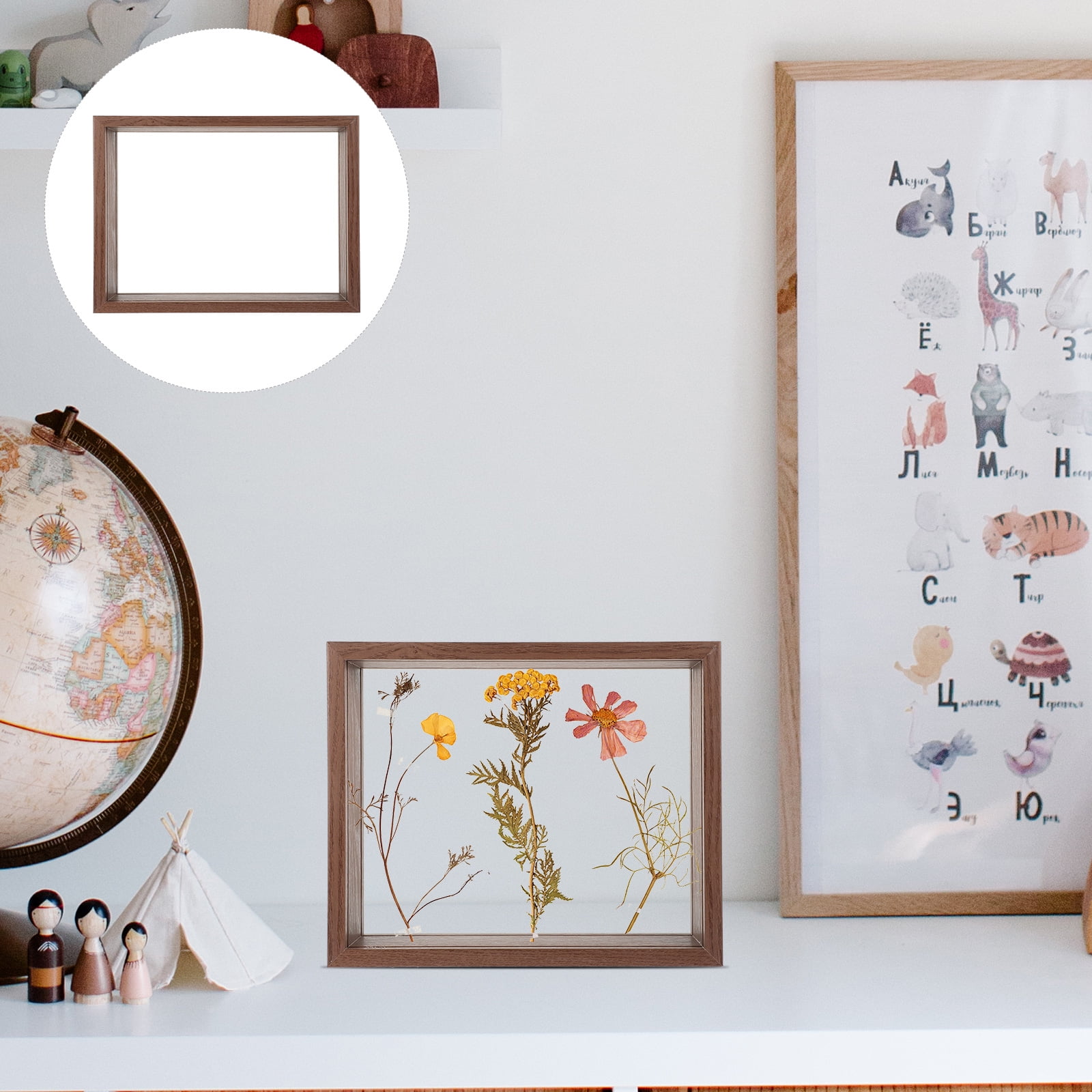 Dytern DIY DIY Dried Flower Display Frame Plant Specimen Frame Pressed ...