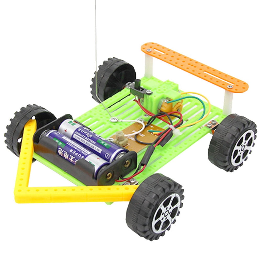 Dytern DIY DIY Wireless RC Car Model Kit Kids Handmade Assembly Toy ...