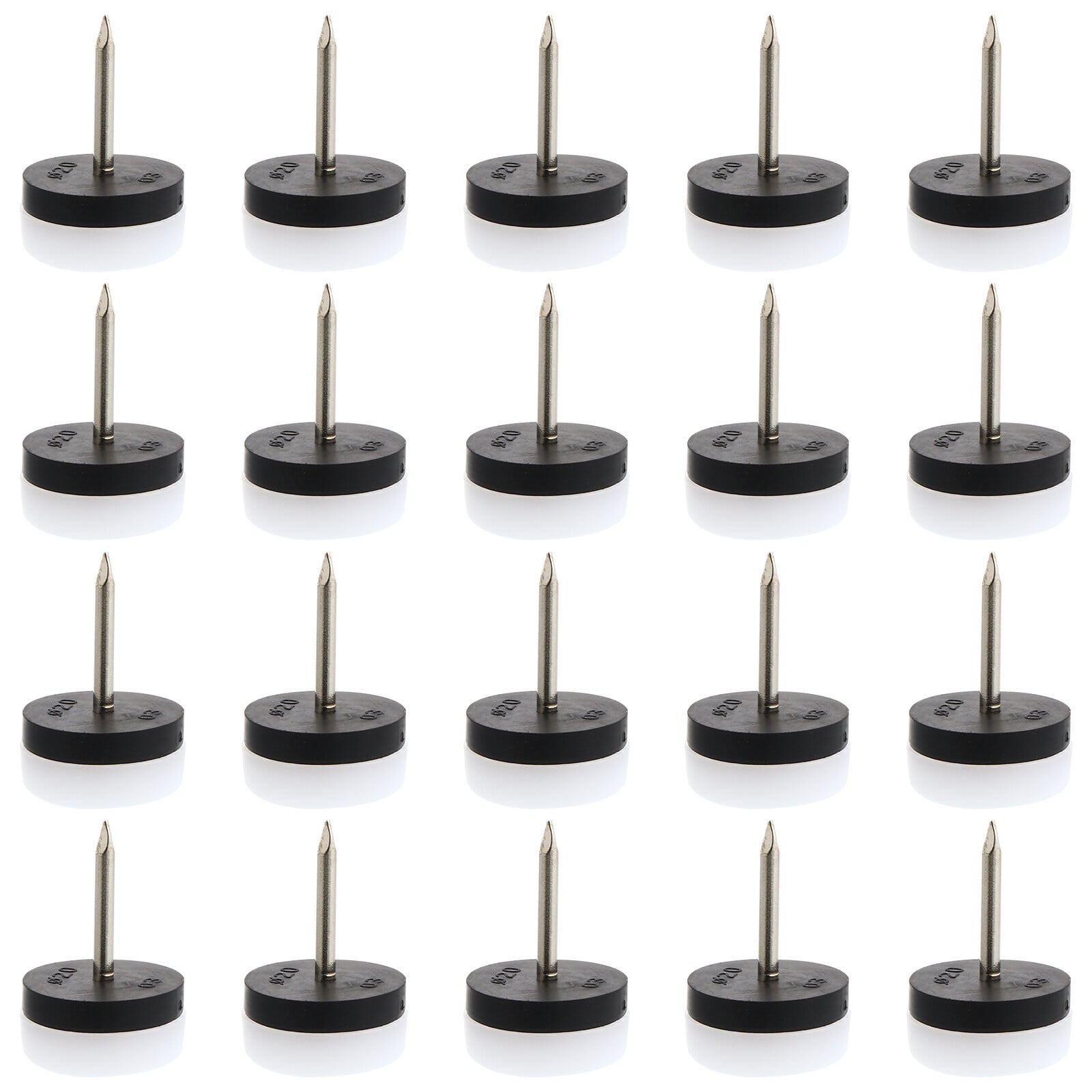 FRCOLOR 40pcs Non skid Furniture Leg Pads Floor Protection Tacks for ...