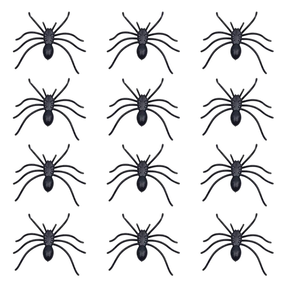 Dytern Halloween 30Pcs Scary Halloween Spider Decorations Durable and ...
