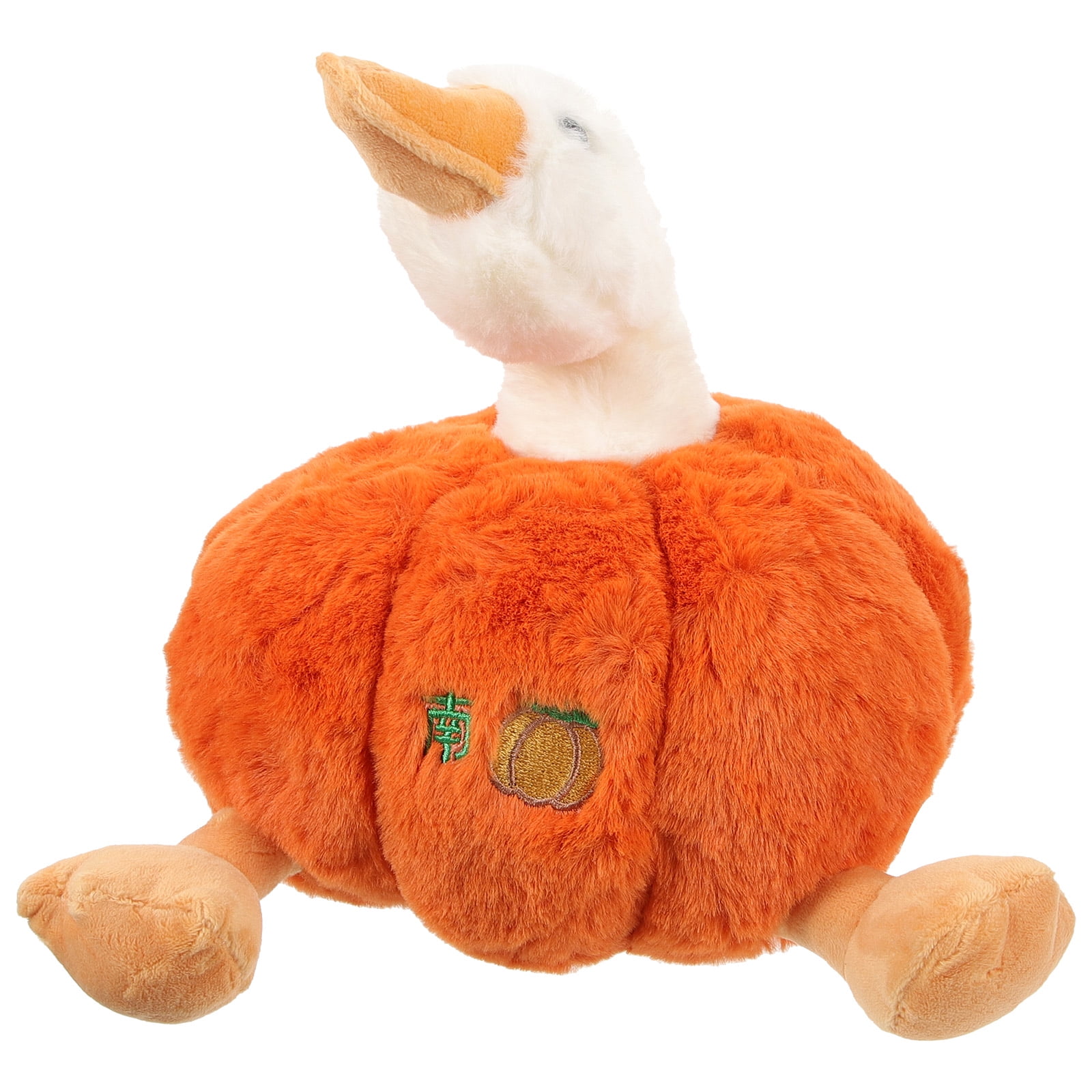 Dytern Halloween Plush Funny Pumpkin Duck Stuffed Animal Doll Stuffed ...