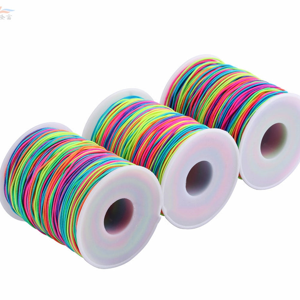 Dytern Jewelry Making 1 Roll 85m Colorful Elastic Cord DIY Beading ...