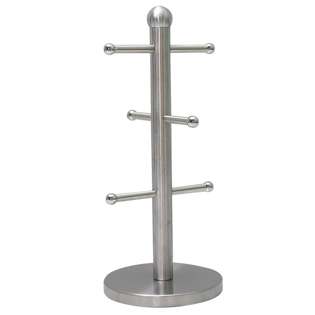Dytern Mug Storage Rack Mug Tree Holder Stainless Steel Glass Cup ...
