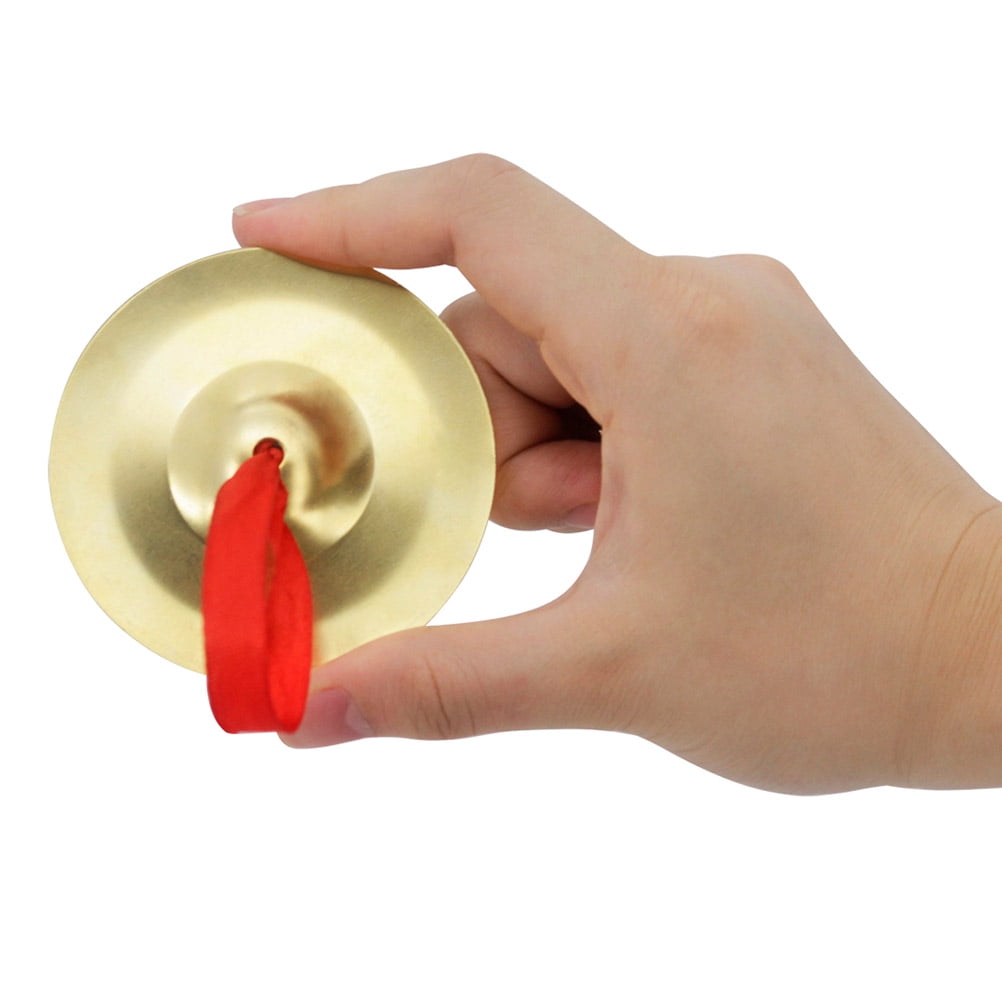 Dytern Party 1 Pair of Mini Finger Cymbals Musical Percussion Rhythm ...