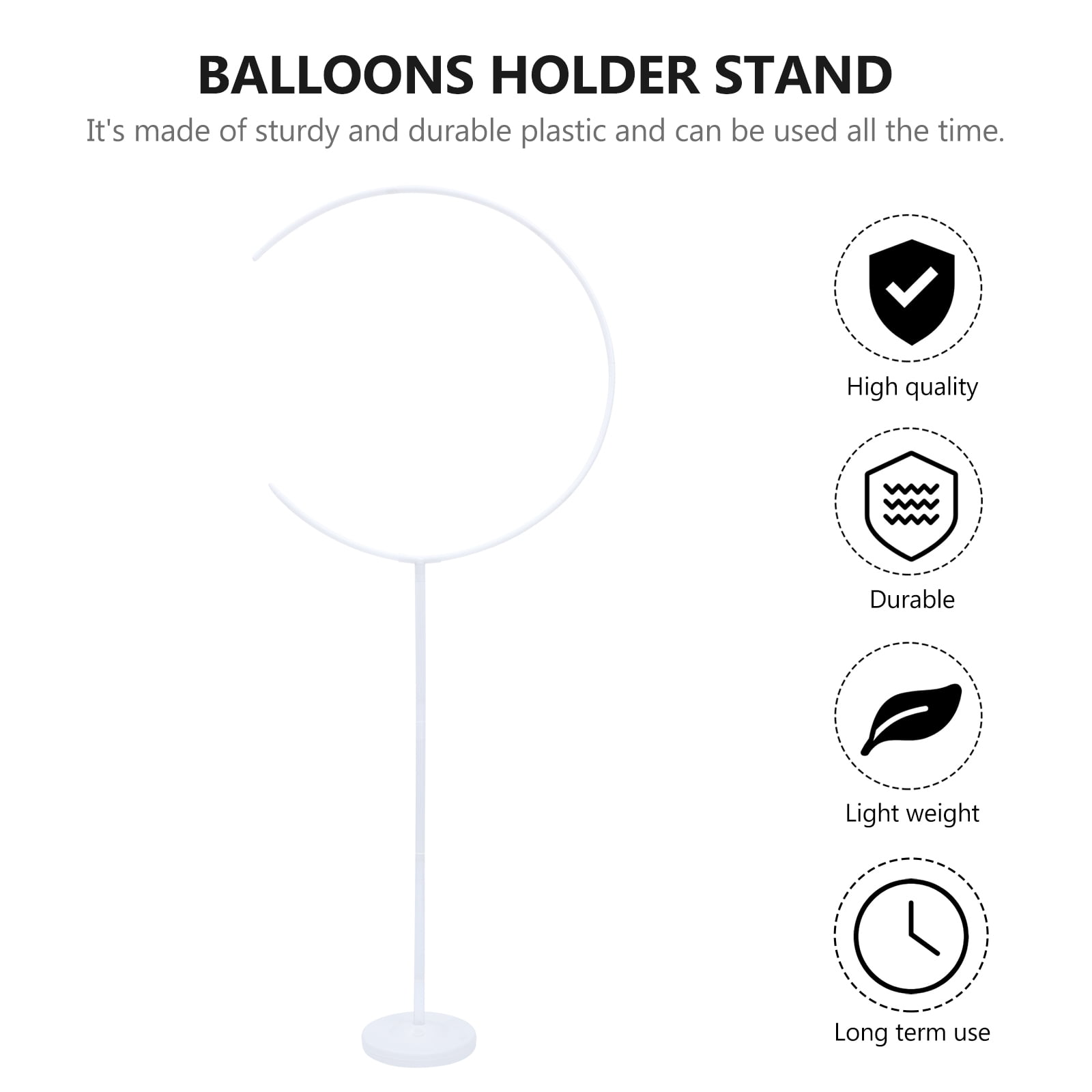 Dytern Party 1 Set Moon Shaped Upright Balloon Display Racks Balloon ...