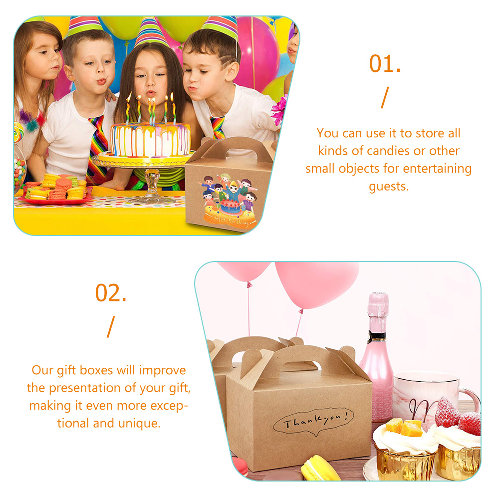 Dytern Party 12pcs Handheld Gift Boxes Gift Packaging Boxes Party ...