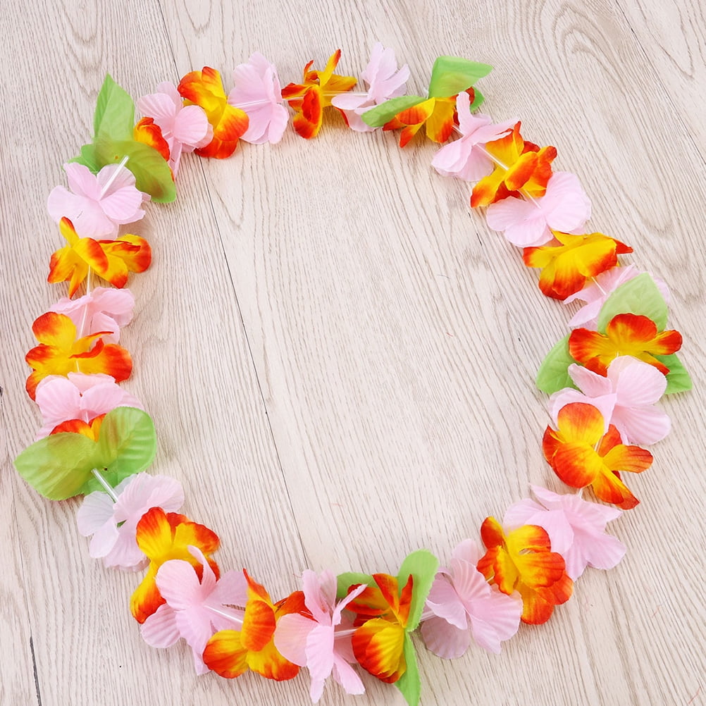 Dytern Party 18Pcs Party Hawaiian Leis Decorative Hawaiian Garlands ...