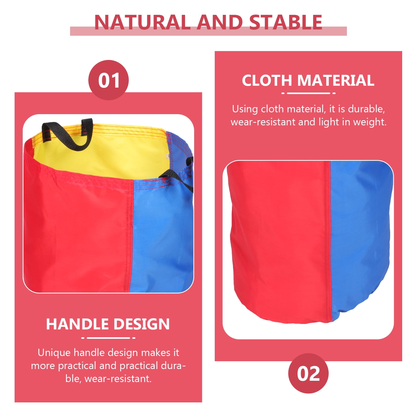 Dytern Party 2Pcs Outdoor Sack Race Bag Interactive Jumping Bag ...